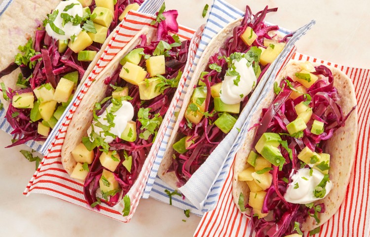 Tacos à la salade de chou rouge | Colruyt Group Academy